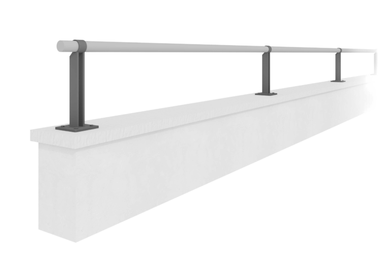 Concrete wall handrail - Metalesa