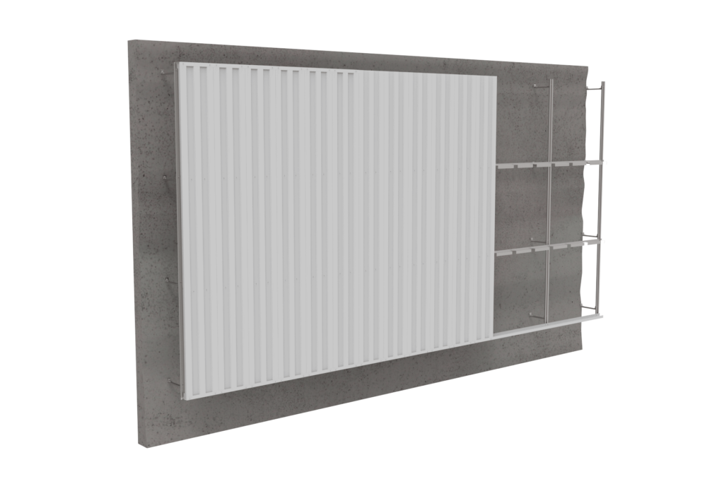 Panel acústico para revestimiento de muro MG5-T - Metalesa