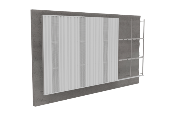 Acoustic wall cladding panel MG6-T - Metalesa