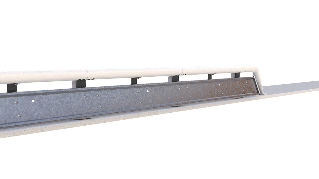 META16 transition to concrete barrier - Metalesa